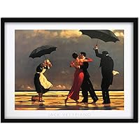 50x40cm Large Jack Vettriano 'The Singing Butler' Framed Wall Art ...