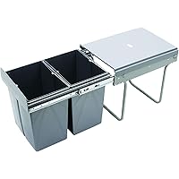 REJS RECYCLE BIN PULL OUT SOFT CLOSE KITCHEN WASTE BIN 400MM - 40 LTR ...