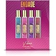 Buy Engage Vibes Perfume Spray Set for Women, 25mlX4, Travel Sized, Assorted Pack, Long Lasting ...