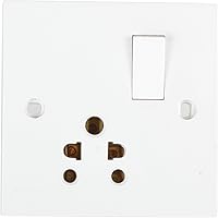 CPL 6/16/A Switch Socket Ind - 240 V (White) : Amazon.in: Electronics