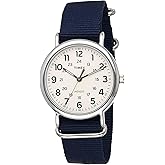 Timex Men's Weekender Chronograph 40mm Leather Watch TWC063500 : Buy ...
