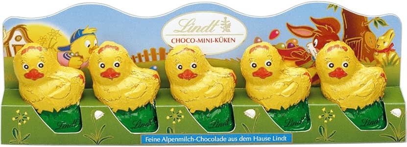 Lindt Milk Chocolate Easter Chicks - 5 Pack: Amazon.co.uk: Grocery