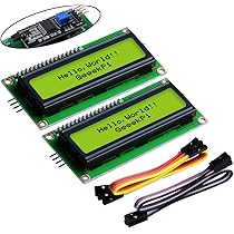 Magnetic Switch 2-Pack I2C LCD Display Module 16x2 - Blue Backlight For ...