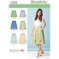 Simplicity Sewing Pattern 1369: Misses' Skirts in Three Lengths, Size ...