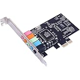 Tobo PCIe 5.1 Internal Sound Card for PC Windows 10 with Low Profile ...