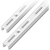 Element system wall rail, double row, 1 pieces, 4 sizes and 3 colours ...