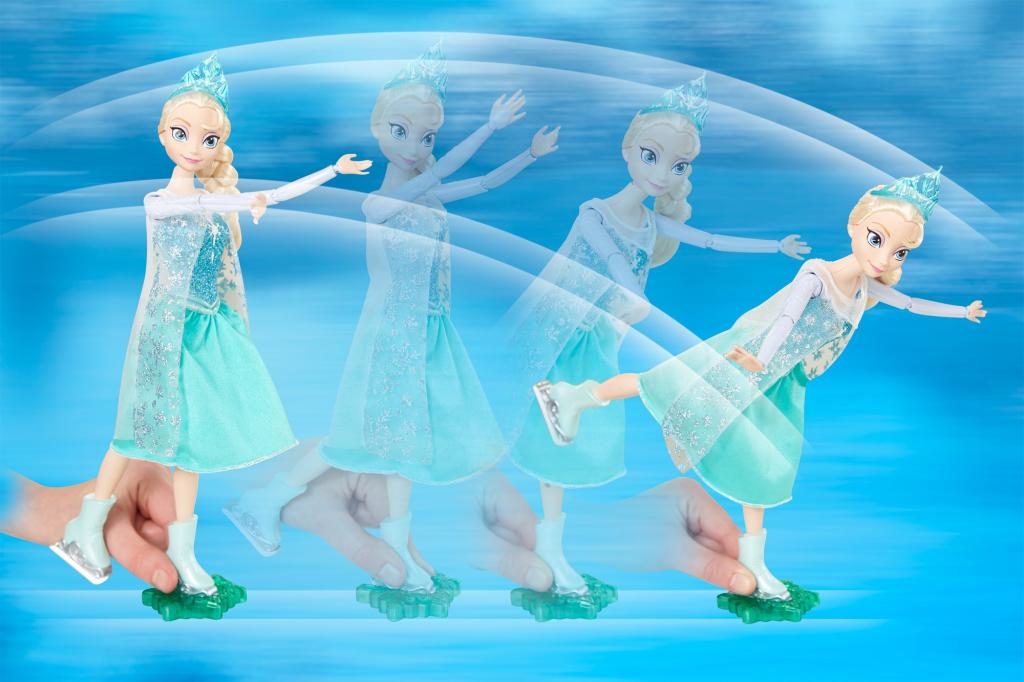 Disney Frozen Ice Skating Elsa Doll : Amazon.co.uk: Toys & Games