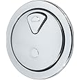 Thomas Dudley 73.5mm Vantage Dual Flush Round Push Button Chrome 327732 ...