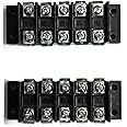 30A Bakelite Open Connector 5 Way Screw Terminal Block Terminal ...