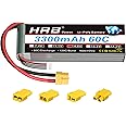 HRB 4s 3300mAh 14.8V 60C RC Lipo Battery Pack with XT60 Plug for RC Plane, RC Helicopter, RC Car ...