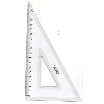 45 Degree Set Square 210mm: Amazon.co.uk: Office Products