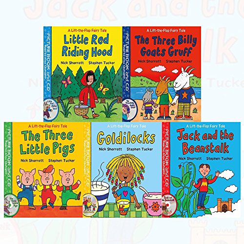 Buy stephen tucker lift-the-flap fairy tales series 5 books collection ...