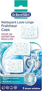 Dr. Beckmann Nettoyant et Hygiène Lave-Linge | au charbon actif | Elimine Efficacement les ...