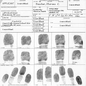 Fingerprint Cards, Applicant FD-258, 5 cards by FBI: Amazon.in: Home ...