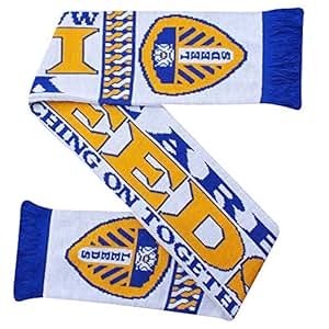 Leeds United Marching on Together Football Fans Scarf (100% Acrylic ...