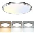 libtit 33CM Flush Mount Ceiling Light, 24W 2400Lm Bright Light Fixture ...