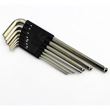 TOOLSCENTRE 9-Pieces Torx/Star Allen Key Set with Hole (T10 - T50 ...