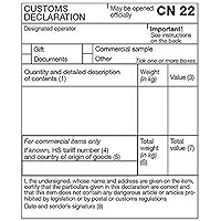 250 SELF ADHESIVE CUSTOMS DECLARATION FORMS LABEL CN22 ROYAL MAIL POST ...