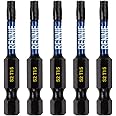 5 x Rennie Tools 50mm Long T15 TX15 Impact Screwdriver Driver Bits Set ...