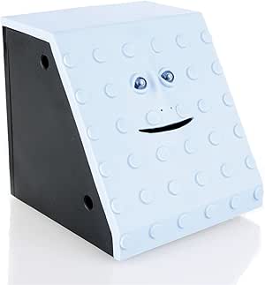 Face Bank Blue Dots Design Munching Money Box: Amazon.co.uk: Toys & Games