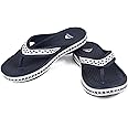 ADDA (LABEL) Women's Navy Blue Slipper Flip Flop - 4 UK : Amazon.in ...
