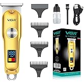 VGR V-982 Digital Display Professional Cordless Hair Clippers Cutter Rechargeable Wireless Hair ...