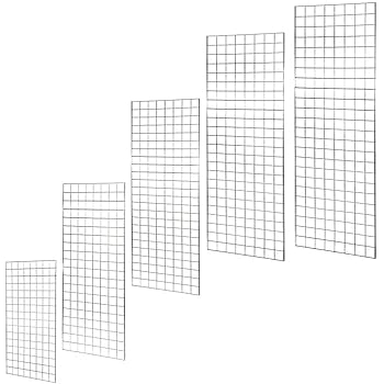 Grid Panel Wall Wire Mesh Retail Display 4FT 5FT 6FT 7FT 8FT (4FT x 2FT ...