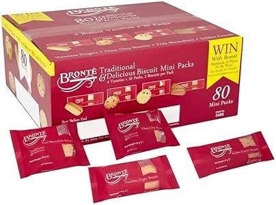 ( 80 Pack ) Brontë 80 Traditional & Delicious Biscuit Mini Packs ...