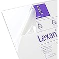 Lexan Sheet - Polycarbonate - .236" - 1/4" Thick, Clear, 12" x 12 ...