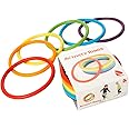 Gonge Activity Rings, Set of 6 Plastic Rubber Rings, Diameter: 16.4 cm ...