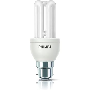 Philips 11w Genie Energy Saving Light Bulb, BC/B22/Bayonet Cap, 10 Year Lifetime: Philips ...