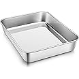 Herogo Mini Oven Tray, Stainless Steel Baking Tray (23.7x18x5 cm ...