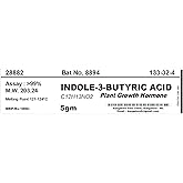 BFC INDOLE-3-BUTYRIC ACID - 10gm (C12H13NO2) CAS No:133-32-4 (Plant Growth Regulator) : Amazon ...