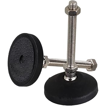 Pack of 10 Weight Rated Fixed Adjustable feet - M12 x 100mm w/47.5mm ...
