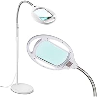 Brightech LightView Pro - Full Page Magnifying Floor Lamp - Hands Free ...