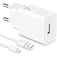 MatauMahi 5V1A USB Ladegerät und Typ-C Kabel, 5W Netzteil mit Ladekabel, Stecker Adapter für ...