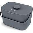YourCasa Kitchen food waste bin caddy - ergonomic handle - countertop ...