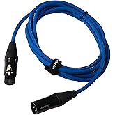 Hawk Proaudio SXFG010 Gold Series XLR Male to Female With Cable Tie for ...