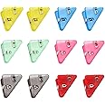 12 Pcs Triangular Corner Paper Clips Reusable File Storage Binder Clips ...