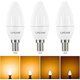 HZSANUE E14 LED Candle Bulbs 12W, 100W Incandescent Bulbs Equivalent, 3500K Warm White,1350Lm ...