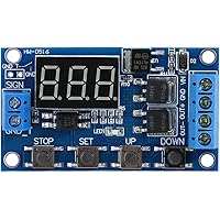 Shockley DC 5V-36V Timer Module Trigger Cycle Delay Timer Switch Turn On/Off Dual mosfet Relay ...