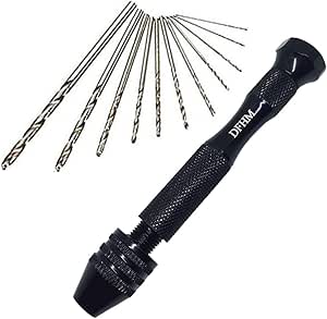 Mini Bohrmaschine Handbohrmaschine Handbohrer Drillbohrer + 11 ...