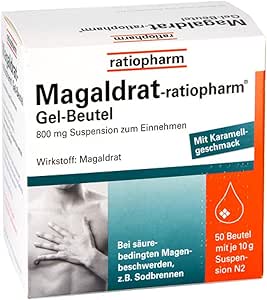 Magaldrat-ratiopharm Gel-Beutel, 50 St: Amazon.de: Drogerie & Körperpflege