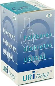 Uribag - Urine Bottle - Foldable - For Men - Pack of 1: Amazon.co.uk: Health & Personal Care