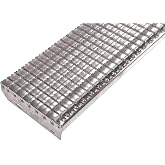 B2 Treppenstufe Gitterroststufe verzinkt 800x270 mm 30/30 : Amazon.de ...