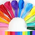 Balloons 200 Pack Rainbow Balloons 10 Inches, Assorted Bright Colors ...