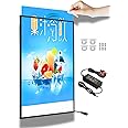 A1 LED Light Box (594x841mm) - Ultra-Slim Wall-Mounted Advertising Frame with UK Adapter ...