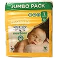 ALDI Mamia Newborn Nappies, Size 1, Jumbo Pack (70 Nappies), Ultra Dry ...