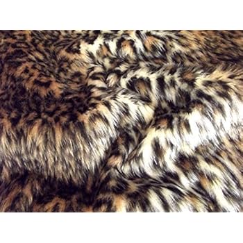 Animal Fun Faux Fur Fabric Material - TIGER: Amazon.co.uk: Kitchen & Home