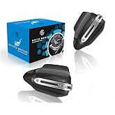 MOTO GENIUS Universal Bike Hand Guards Protectors | Wind Deflector Made ...